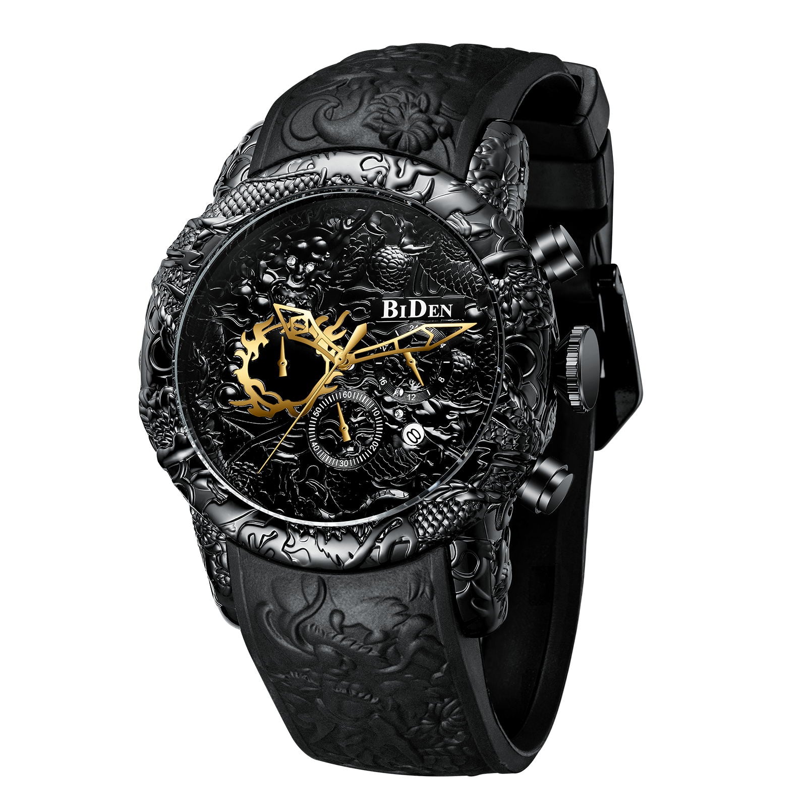 OVERFLY BIDEN Analog Chronograph Dragon Dial Luxury Men's Watch(NOW IN ...